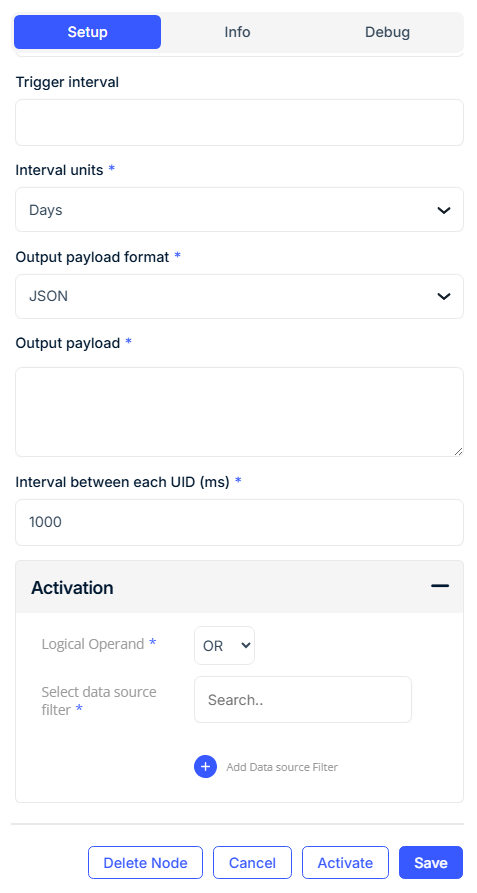 Trigger Node Configuration Guide