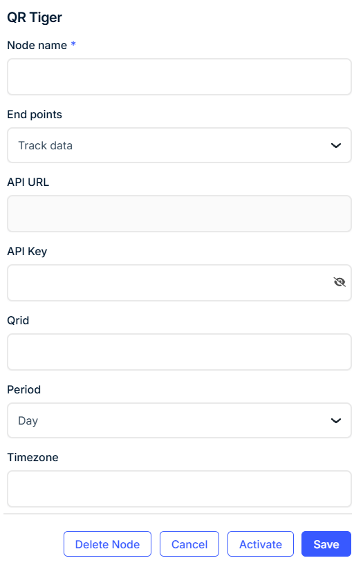 QR Tiger Node Configuration Guide