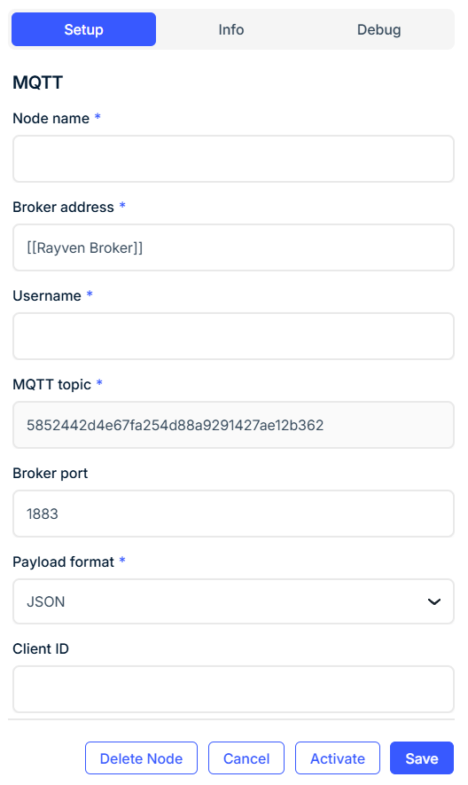 MQTT Node Configuration Guide